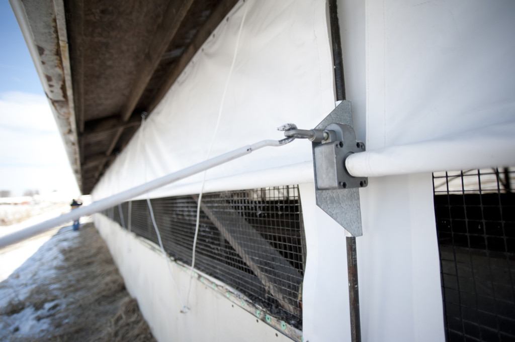 Installing Barn Curtains for Livestock Protection