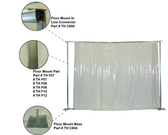 Clear Vinyl Curtains | Clear Industrial Curtains