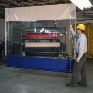 Industrial Roll Up Curtains | Vinyl Roll Up Curtain Systems